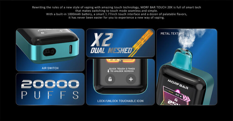 Smok MORF BAR Touch 20K Disposable Vape Review: Features, appearance ...