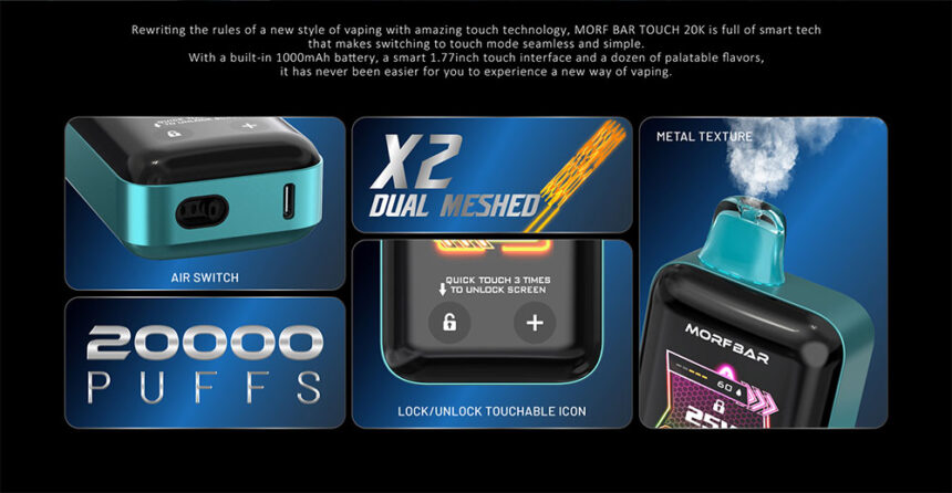 Smok MORF BAR Touch 20K Disposable Vape Review: Features, appearance ...